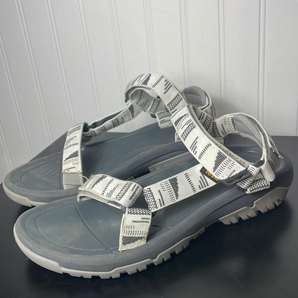 Teva | Shoes | Teva Hiking Sandal Womens 9 White And Gray | Poshmark